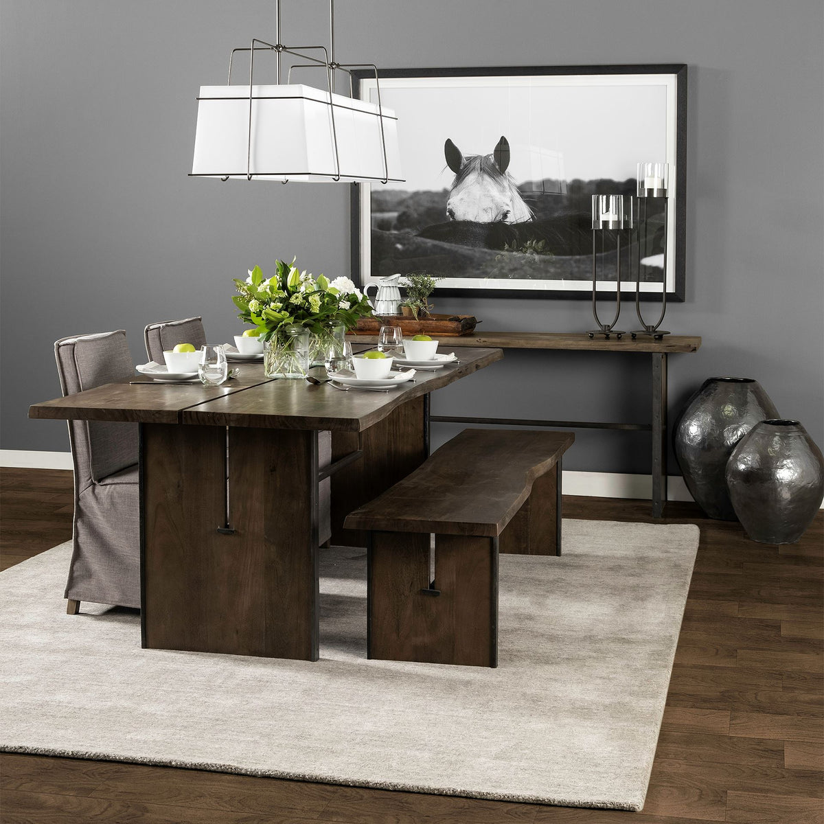 Ledger III Solid Wood Dining Table – The Tin Roof